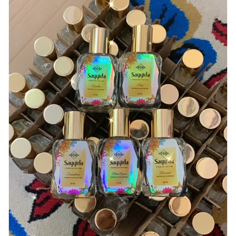 Jual [ DAPAT 5 BOTOL ] Paket Usaha Parfum Sayyida Premium isi 5 Botol ...