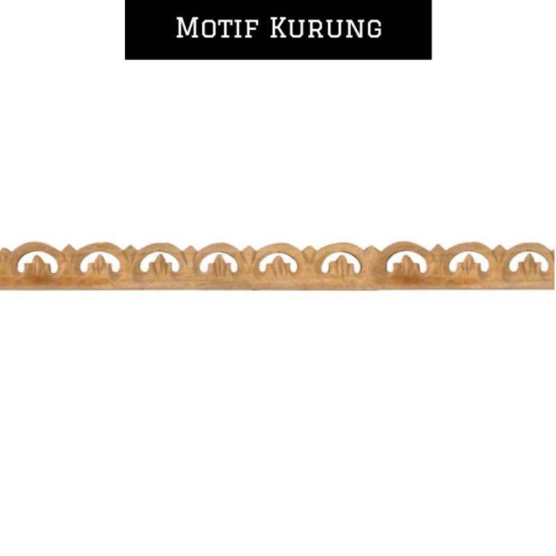 Jual Ornamen Ukir Kayu Mahoni Asli Tempel 120 Cm | Lis Kayu Ukir ...