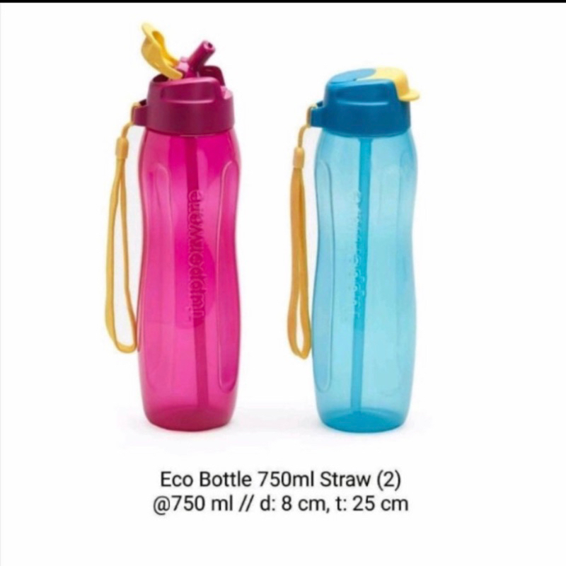 Jual ECO BOTLE Tupperware 750ml ( Eco Fancy, eco Strow, Eco Flip ...