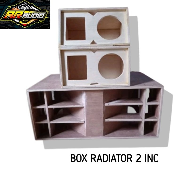 Jual BOX SPEAKER RADIATOR 2IN SUBWOFER MULTIPLEK 5MM SPIKER 2INCH ...