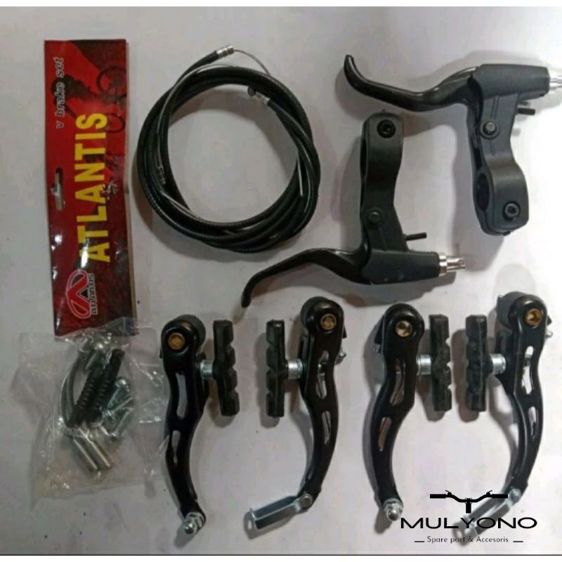 Jual set rem V brake Atlantis | Shopee Indonesia