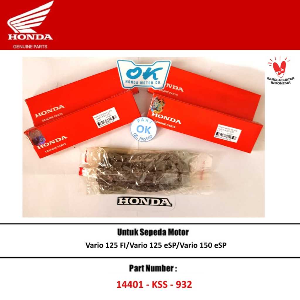 Jual 14401 KSS 932 RANTAI KETENG VARIO 125 FI VARIO 125 ESP VARIO 150 ...