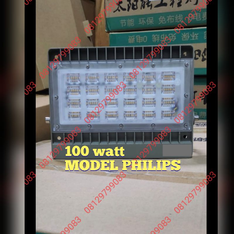 Jual led sorot tembak floodlight outdoor model bvp 50w 100w 200w ...