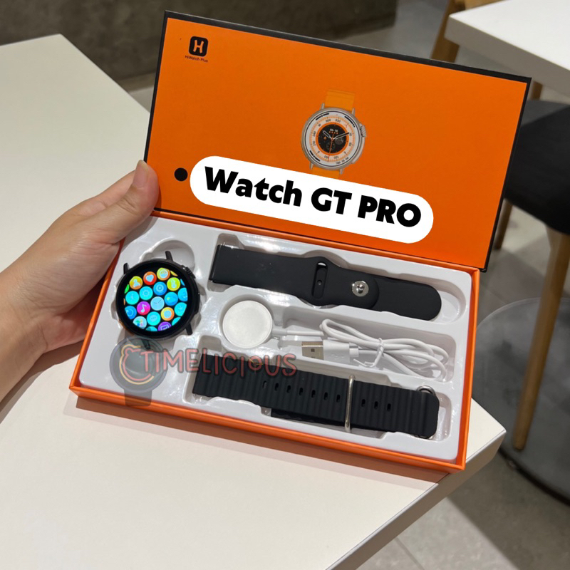 Jual SMARTWATCH GT PRO WATCH GT PRO Bisa Sambung Semua HP | Shopee ...