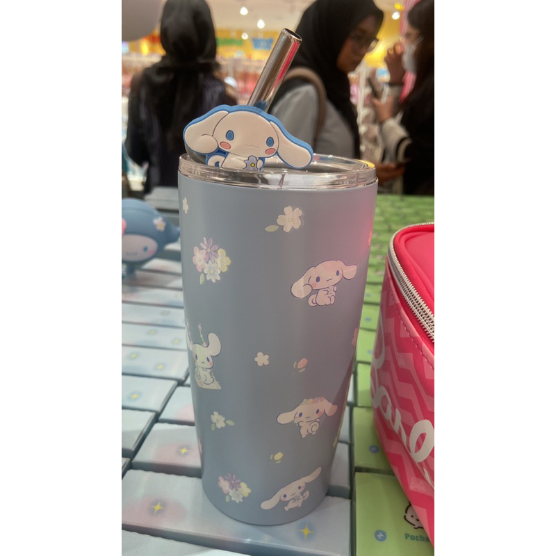 Jual tumbler sanrio melody kuromi pink biru jastip miniso lucu | Shopee ...