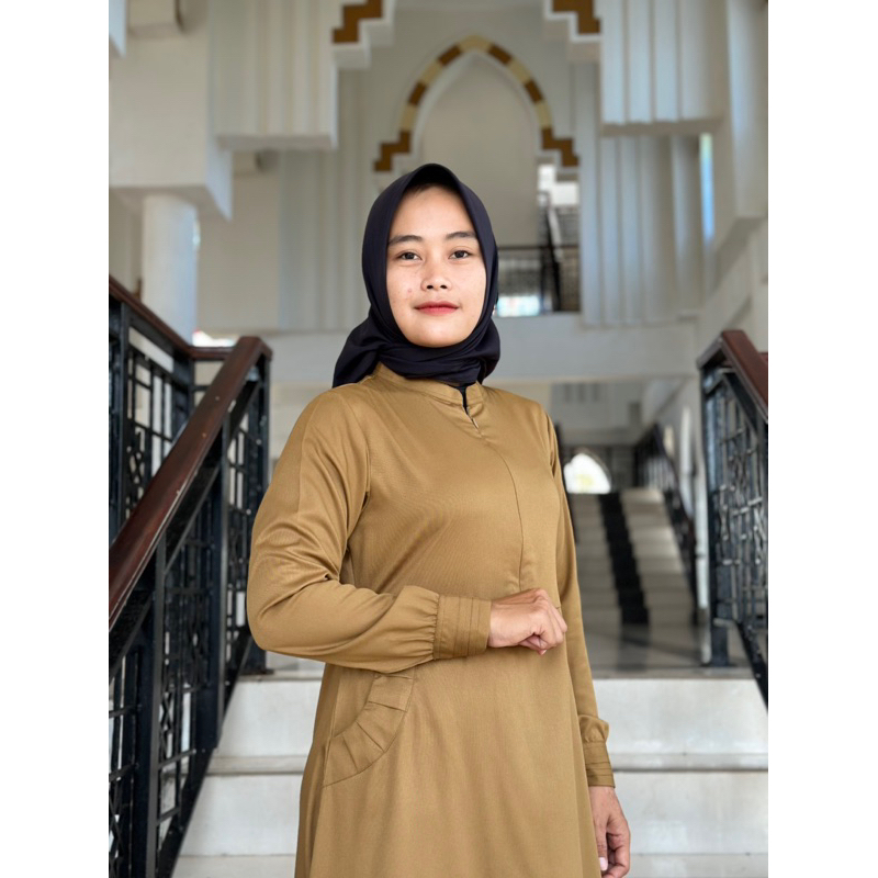 Jual REALPICT GAMIS PNS PEMDA PDH SERAGAM KANTOR MODEL LIZY/TOYOBO ORI ...