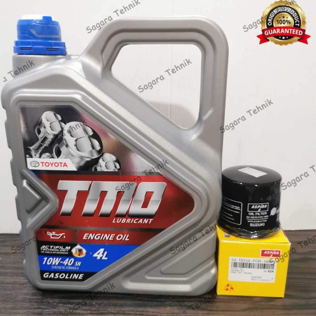 Jual PAKET OLI + FILTER OLI TOYOTA TMO 4LITER APV FORZA KARIMUN FUTURA ...