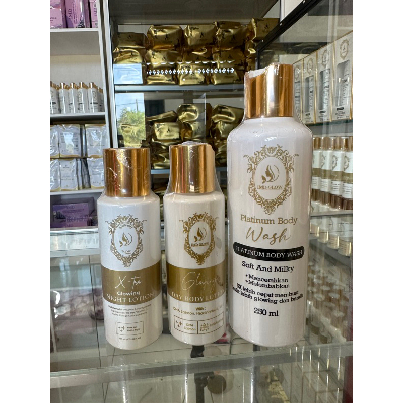 Jual paket lengkap hb xtra glowing varian sabun cair imd glow ori 1000% ...