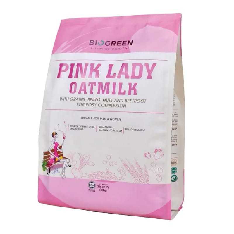 Jual Biogreen Pink Lady Oatmilk 30g x 11's | Shopee Indonesia