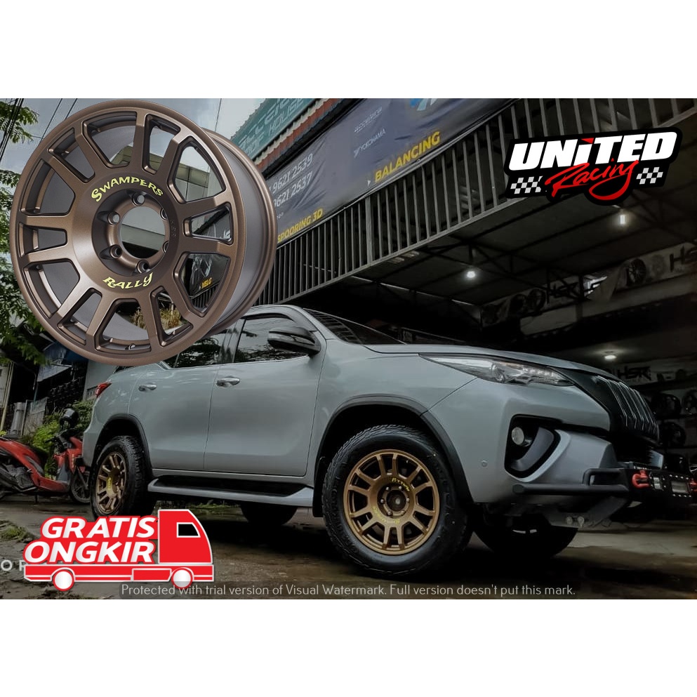 Jual Velg Mobil Rally Look R18 HSR Swampers Ring 18 PCD 6x139,7 Bronze ...