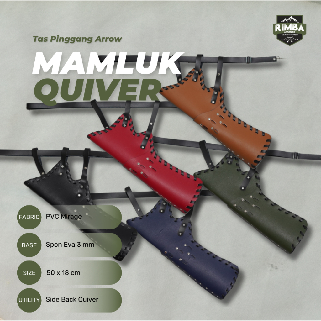 Jual Quiver Mamluk / Quiver Horsebow / Tas Pinggang Arrow / Archery ...