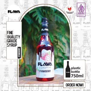 Jual Sirup Flava Perisa Strawberry 750ml | Shopee Indonesia