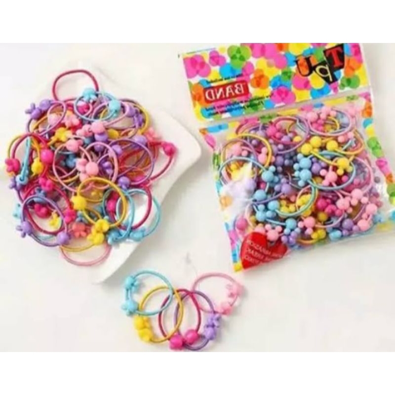 Jual Ikat Rambut Anak Karakter Isi 50pcs | Shopee Indonesia
