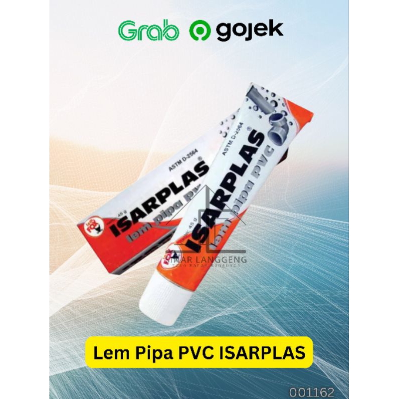 Jual Lem Pipa PVC ISARPLAS/LEM PIPA TUBE/LEM PARALON 45GR | Shopee Indonesia