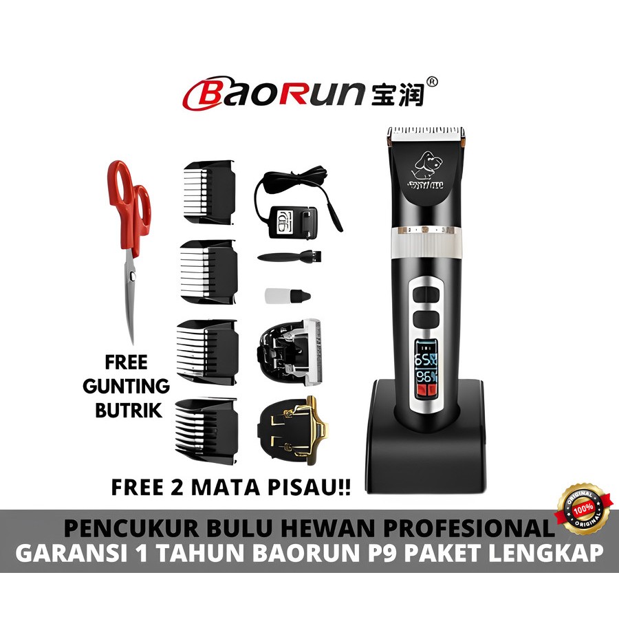 Jual BAORUN P9 100%Original Alat Cukur Bulu Binatang ( Domba,Anjing,Dll ) | Shopee Indonesia