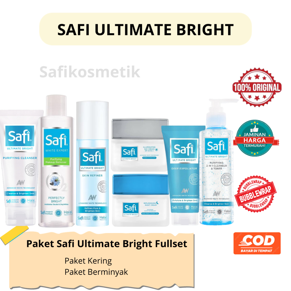 Jual Paket Safi Ultimate Bright Fullset | Shopee Indonesia