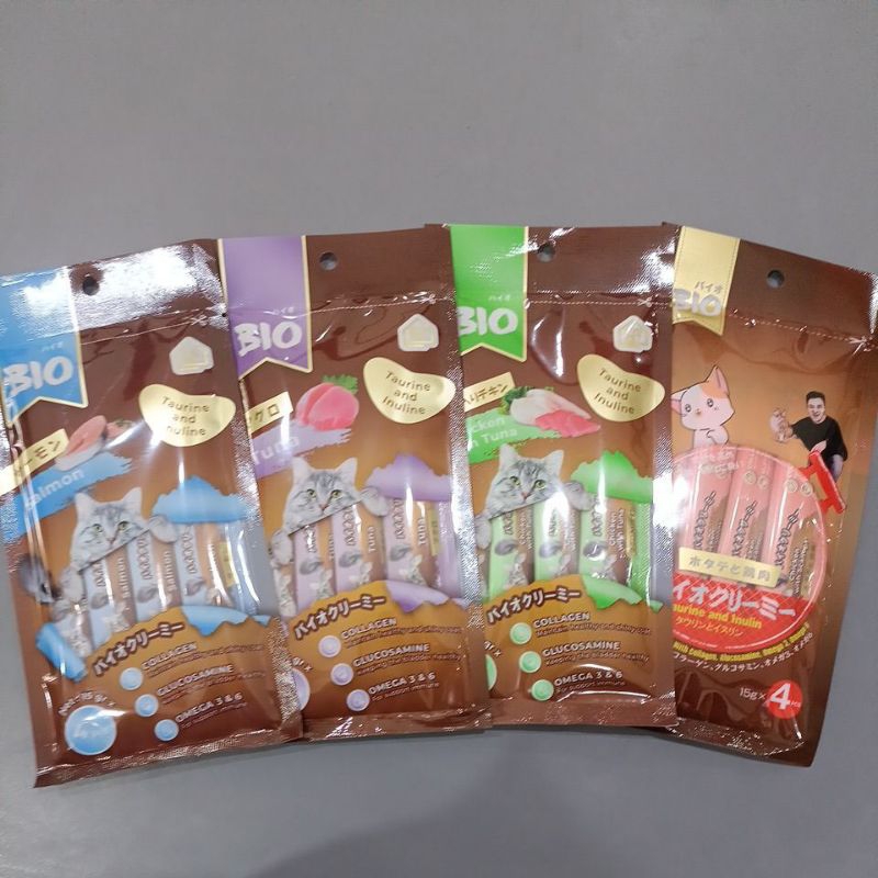 Jual bio creamy Snack kucing bio creamy bio | Shopee Indonesia