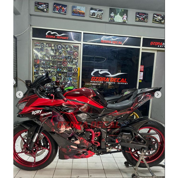 Jual Stiker Decal Premium Motor Kawasaki ZX25R Anime Wibu Rory Mercury ...