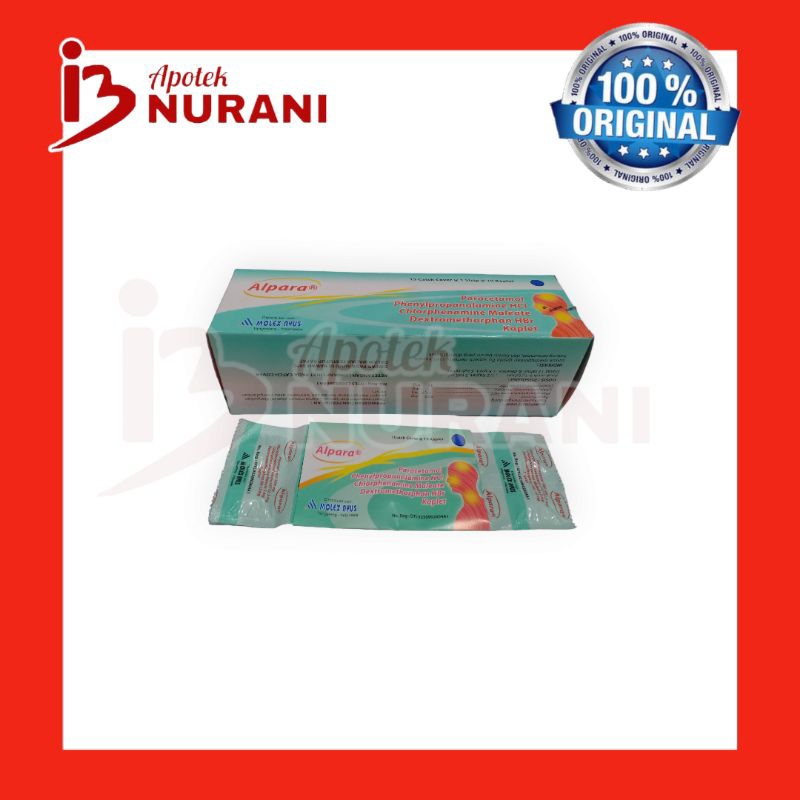 Jual ALPARA KAPLET OBAT UNTUK DEMAM FLU DAN BATUK | Shopee Indonesia