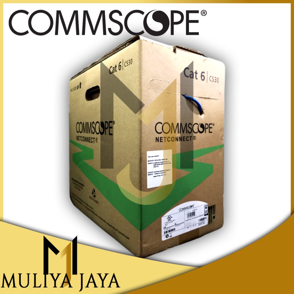 Jual Kabel LAN / UTP Cat 6 COMMSCOPE CS30CM | Shopee Indonesia