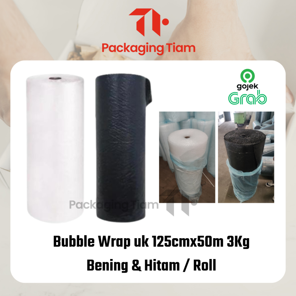 Jual BUBBLE WRAP 125CM X 50M ROLL TEBAL | Shopee Indonesia