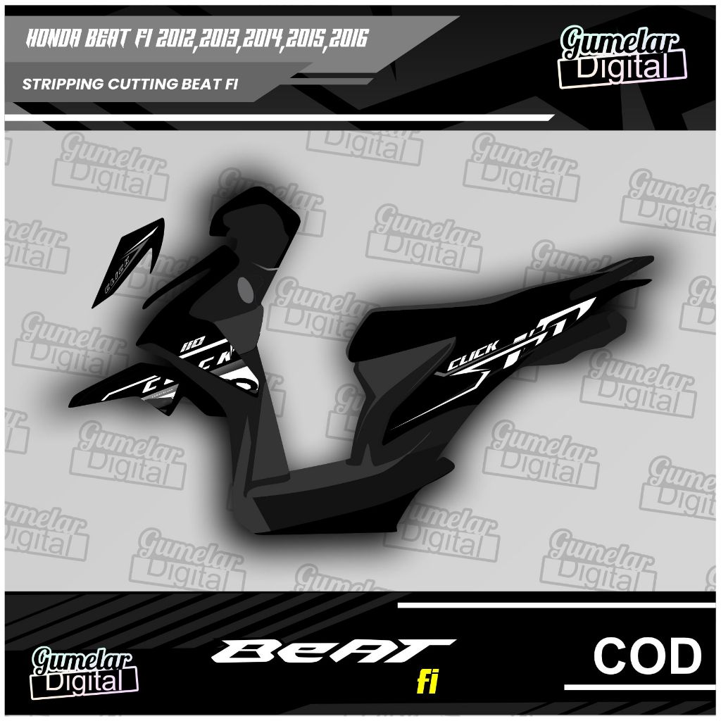 Jual STRIPPING SIMPEL HONDA BEAT FI SIMPLE THAILAND STYLE 02 SUDAH DI ...
