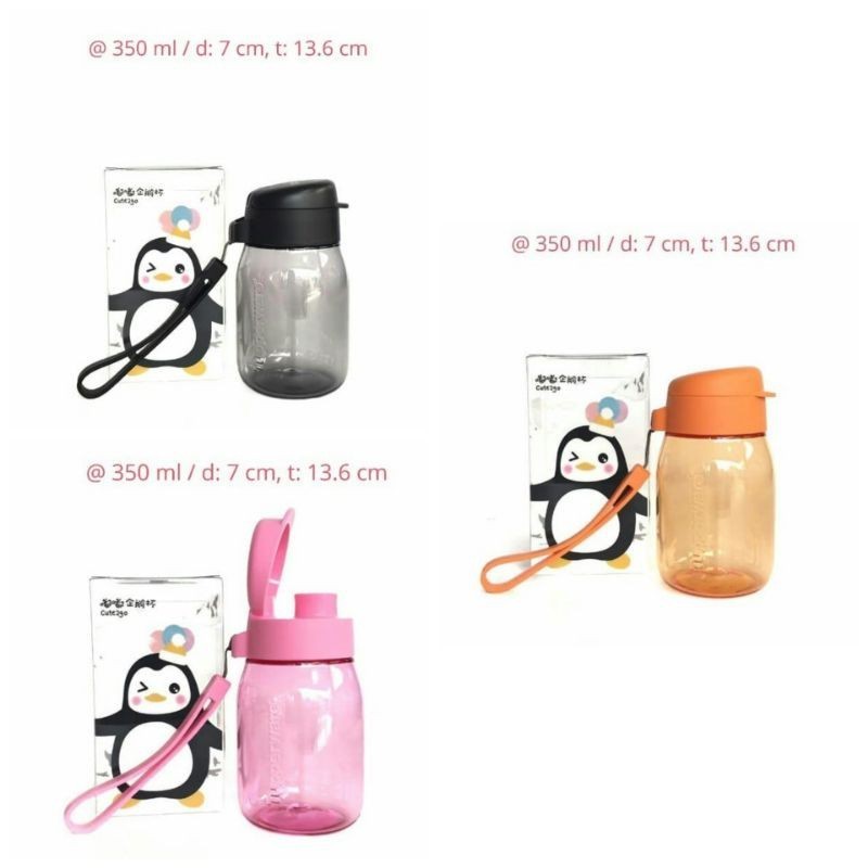 Jual cute2go 350ml (1) cute 2go botol minum tupperware | Shopee Indonesia