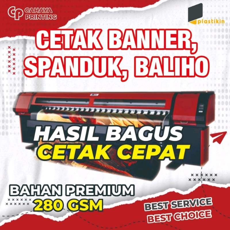Jual CETAK BANNER , SPANDUK, BALIHO BAHAN 280 GSM | Shopee Indonesia