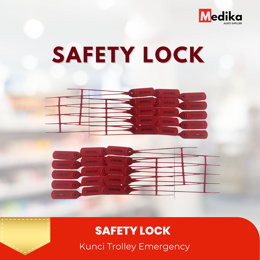 Jual Kunci Trolley Emergency / Safety Lock / Kunci Trolly - Merah ...