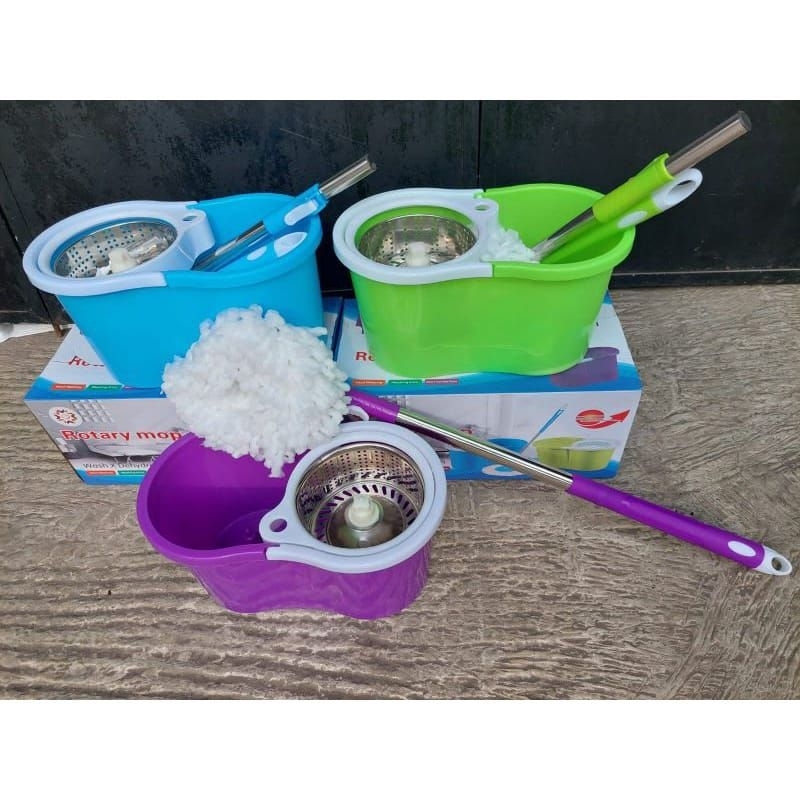 Jual Pel Mop Rotary - Alat Mengepel Pel Lantai Tebal Putar Otomatis ...