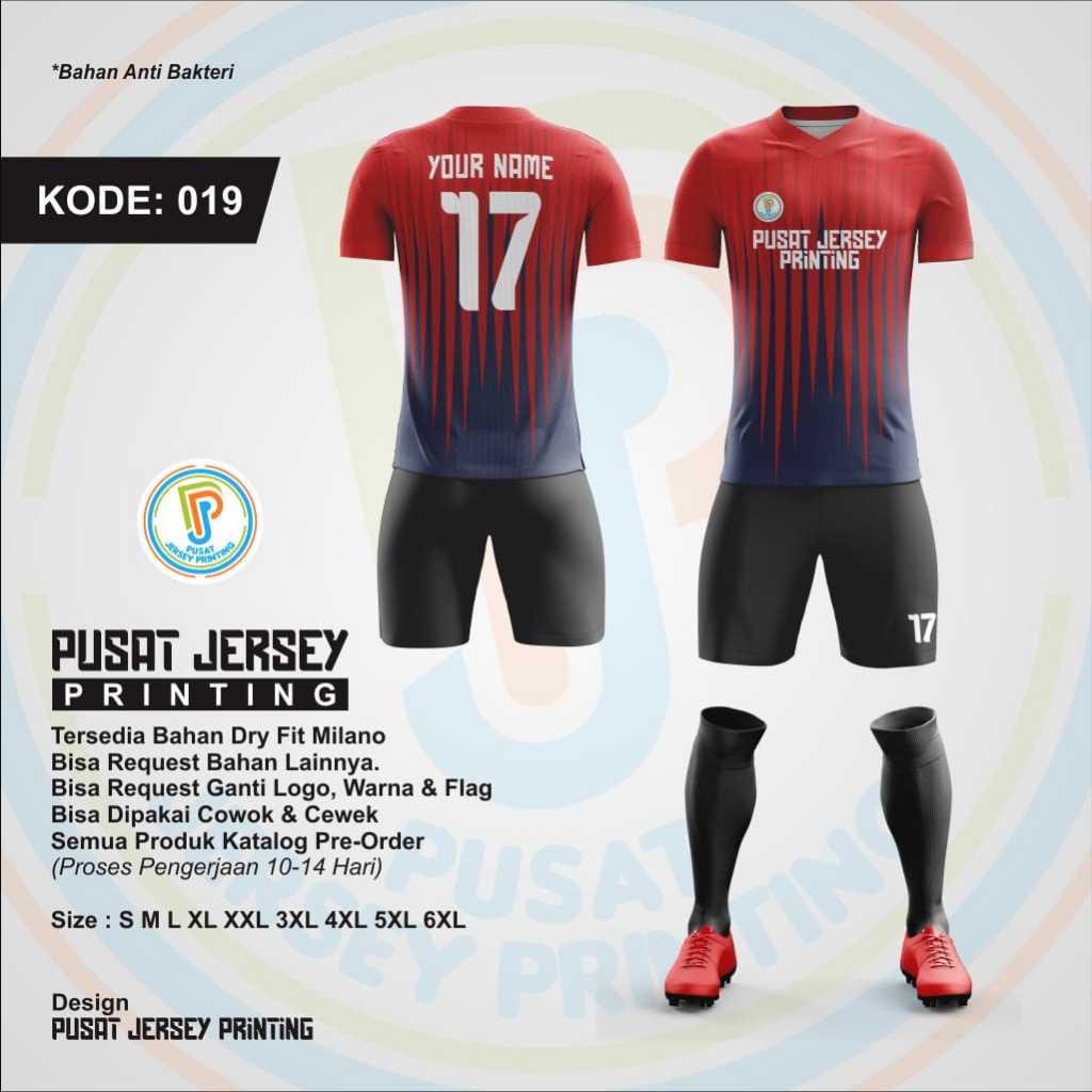 Jual COD SATUAN DAN GROSIR JERSEY ORIGINAL JERSEY FULL PRINTING SABLON ...