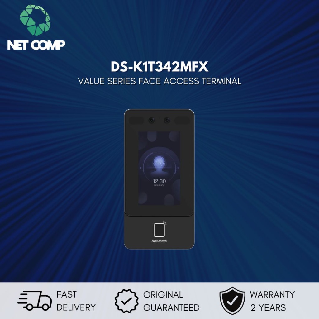 Jual Hikvision DS-K1T342MFX Access Control Face Recognition Terminal ...