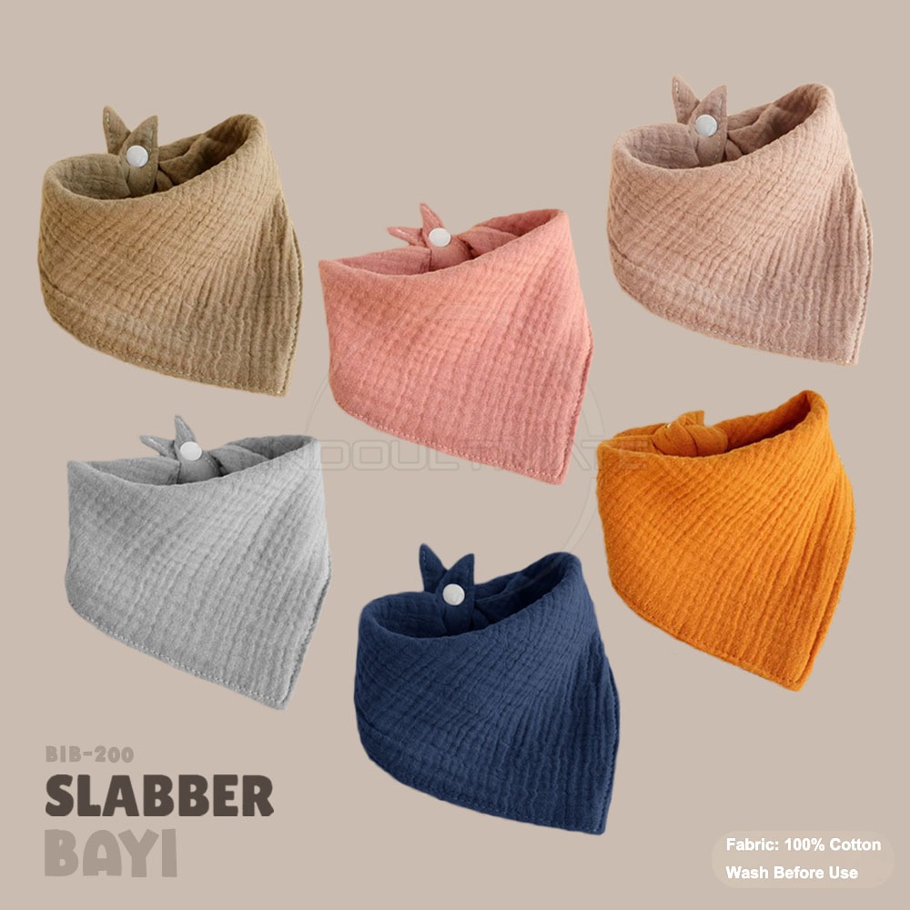 Jual Triangle Crepe Segitiga Bib Celemek Makan Bayi Slabber Bayi Slaber ...