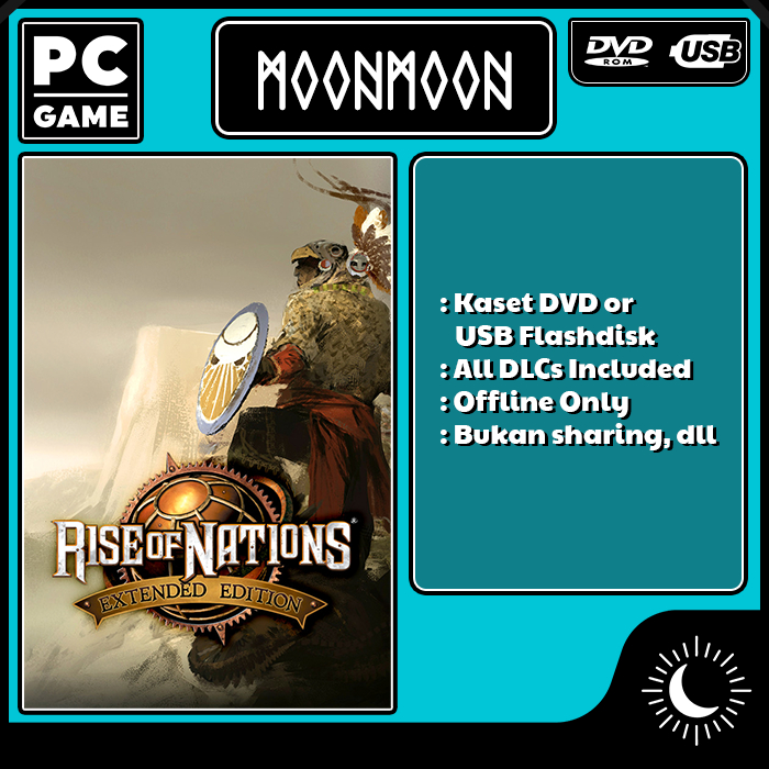 Jual Rise of Nations Extended Edition (2014) Full DLCs Game PC Laptop ...