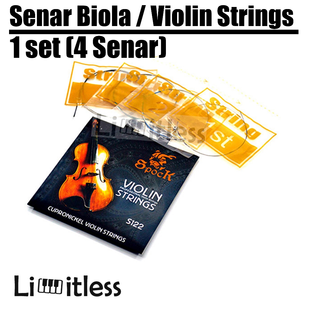 Jual Senar Biola / Violin Strings 1/4 1/2 3/4 4/4 Satuan / Ecer E A D G ...