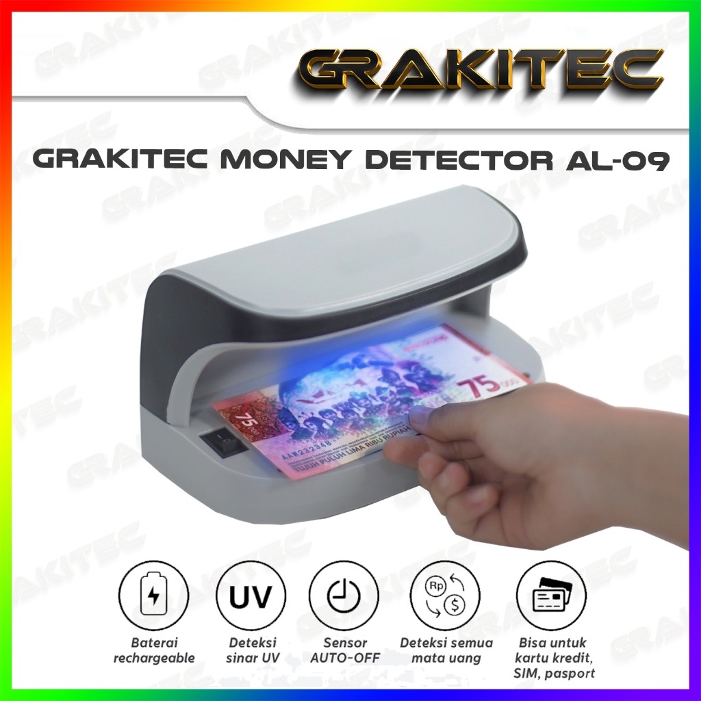 Jual Money Detector - Alat Deteksi Uang Palsu Mesin Pendeteksi Fake AL ...