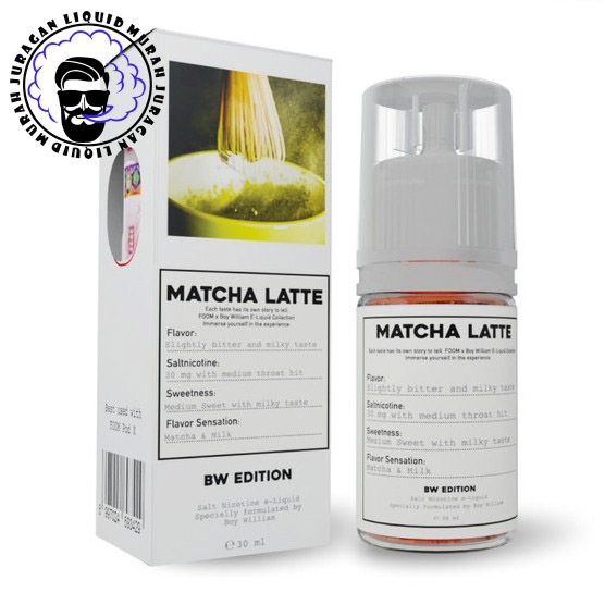 Jual Liquid FOOM Matcha Latte Salt Nic 30ml by FOOM x BW Boy William ...