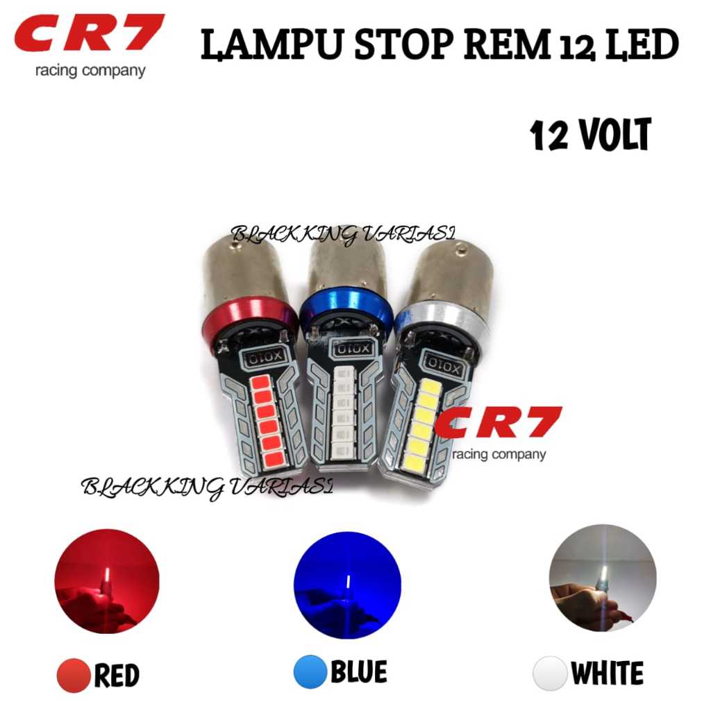 Jual Lampu Stop Led Rem 12v Lampu Stop Rem Motor Mobil 12 Led Universal ...
