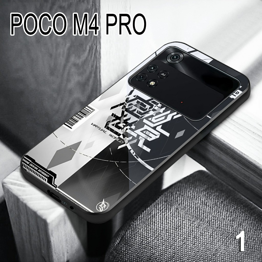 Jual Case Poco M4 Pro (H1375) Softcase Glass Kilau Poco M4 Pro Casing ...