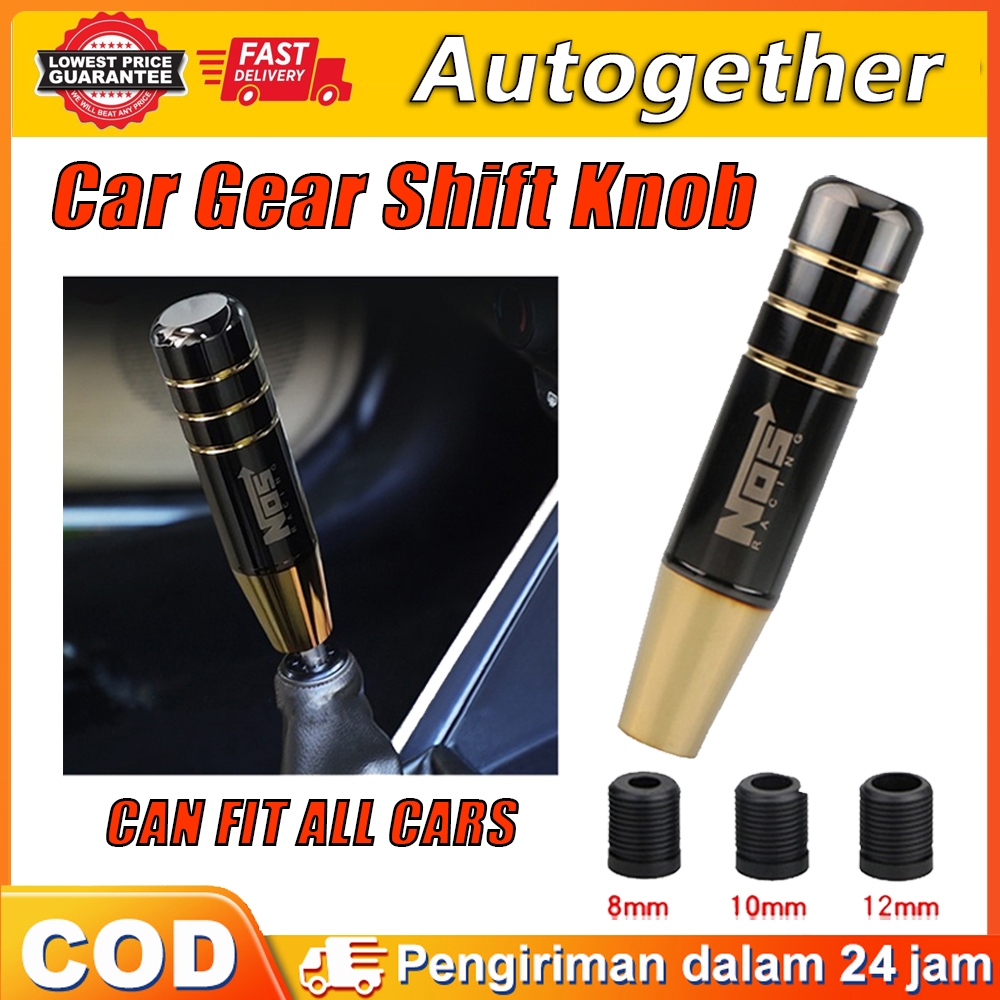 Jual Universal Bride/NOS Car Gear Shift Knob Burnt Blue Aluminum ...