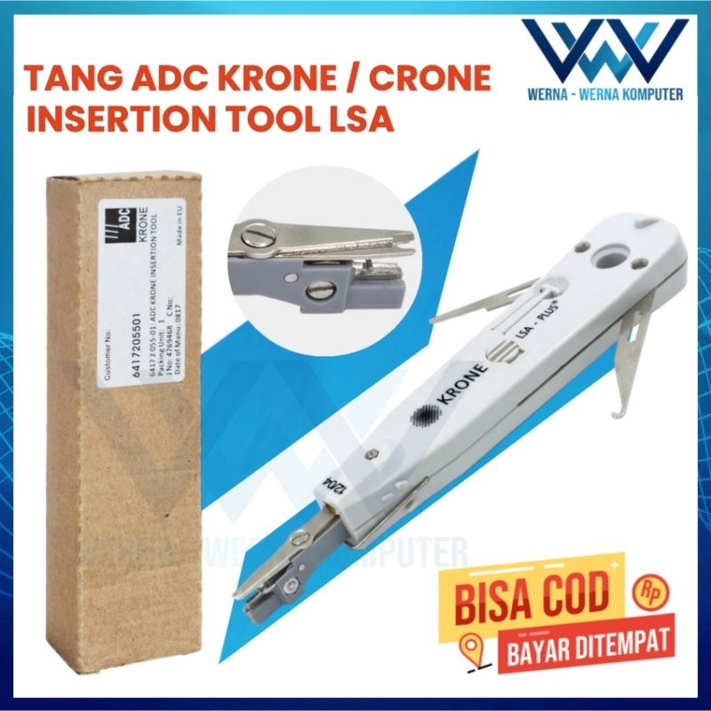 Jual Tang Krone Crone LSA Insertion Tool Punch Down Cable | Shopee ...