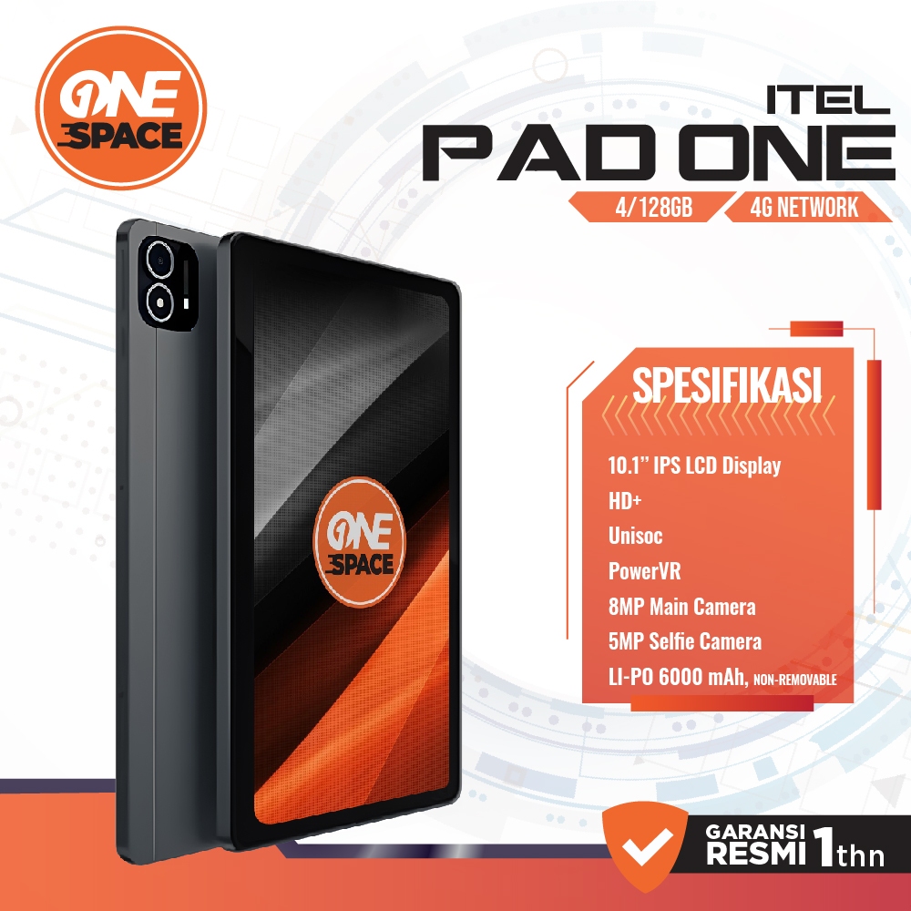 Jual iTel Pad One 4/128 RAM 4 ROM 128 GB Pad 1 Tab Tablet Android ...