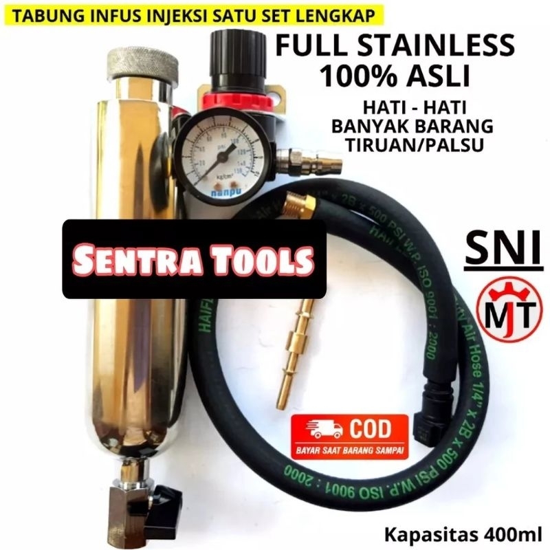 Jual Alat Tabung infus injeksi/injektor Motor Bahan Stainlis Asli ...