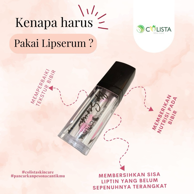 Jual LIP SERUM COLISTA SKIN CARE (bibir lembab bernutrisi) | Shopee ...