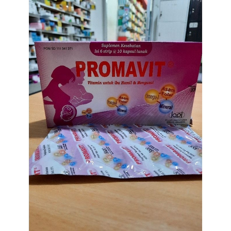 Jual Promavit vitamin ibu hamil dan menyusui 1 strip | Shopee Indonesia