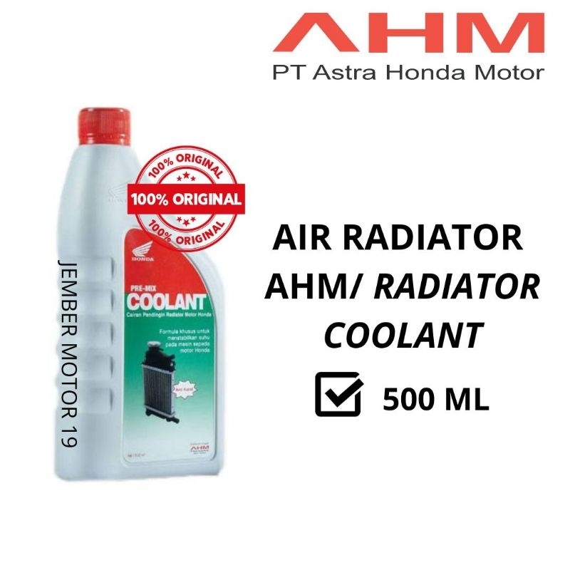 Jual AHM AIR RADIATOR COOLANT/ CAIRAN PENDINGIN (HONDA) 500 ML | Shopee ...