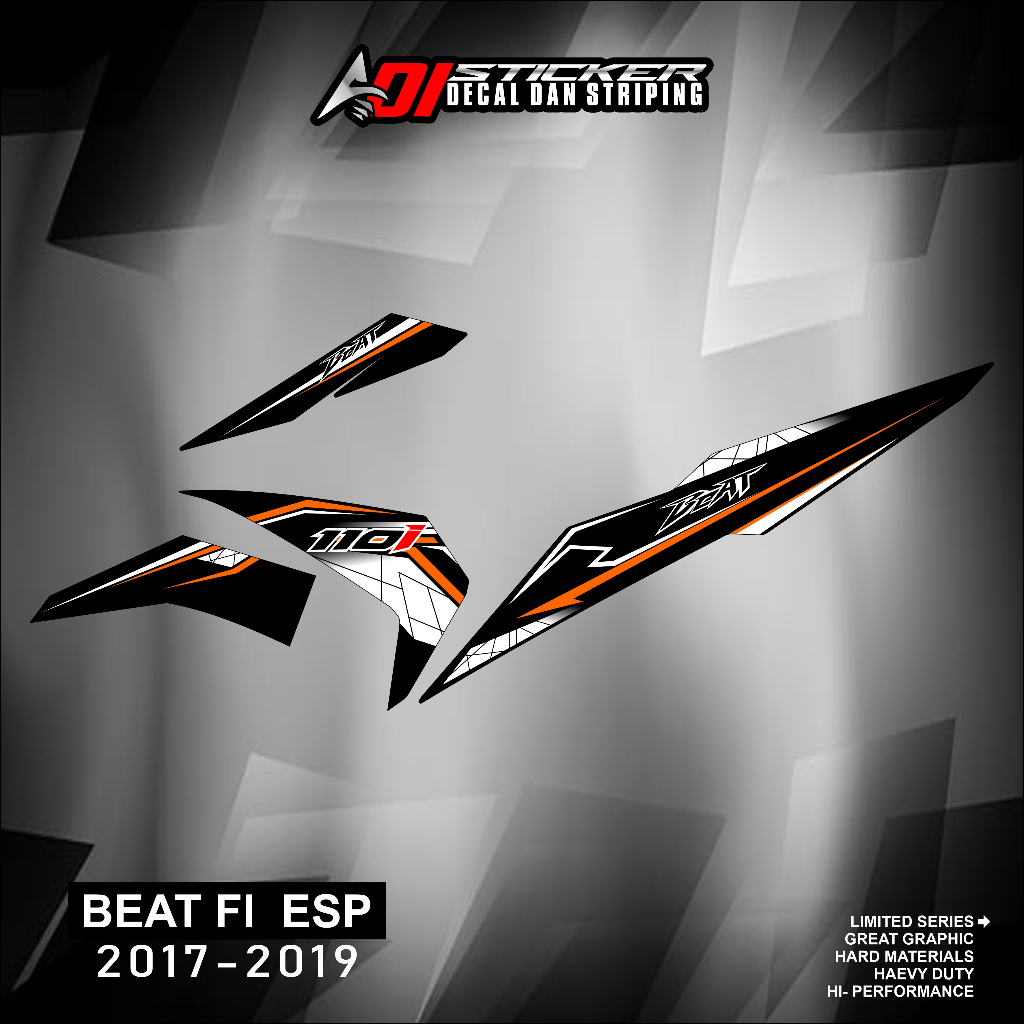 Jual STRIPING TRANSPARAN BEAT FI ESP MOTIF SIMPLE | Shopee Indonesia
