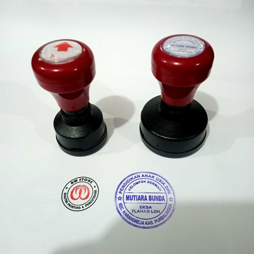 Jual Stempel flash bulat / oval custom design untuk Tk Kb Sd Smp Sma ...