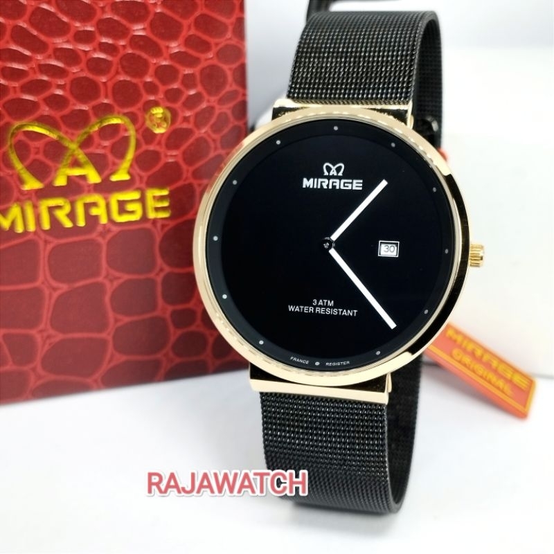 Jual ORIGINAL!!! JAM TANGAN MIRAGE RANTAI PASIR PRIA. MODEL CASUAL ...