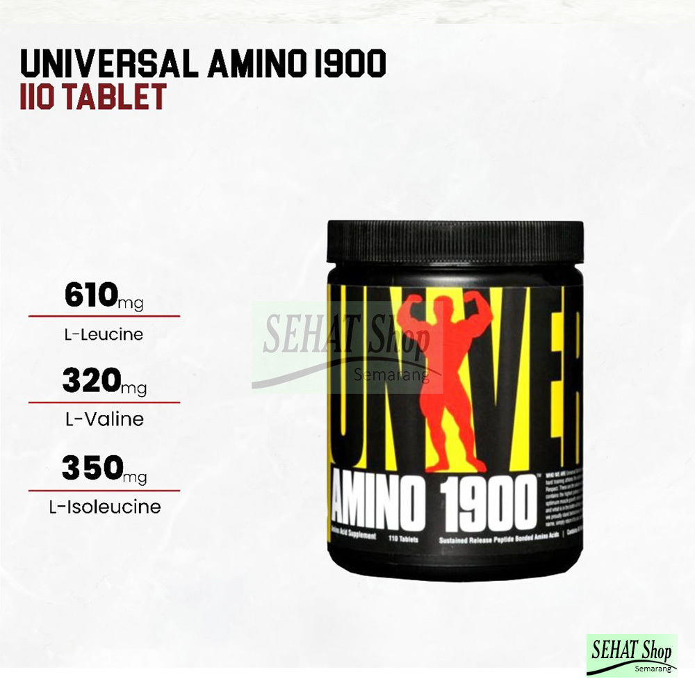 Jual Universal Amino 1900 110 Tablet Sustained Release Amino Acid ...